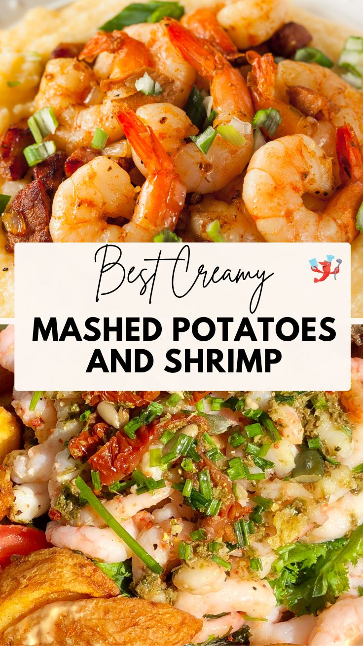 Mashed Potatoes And Shrimp - Easy Creamy