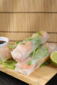 Shrimp Spring Rolls - With Homemade Sauce