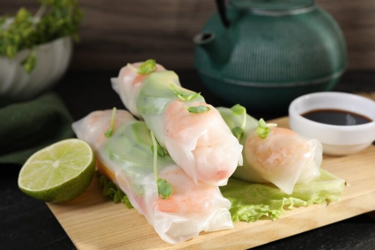 Shrimp Spring Rolls - With Homemade Sauce