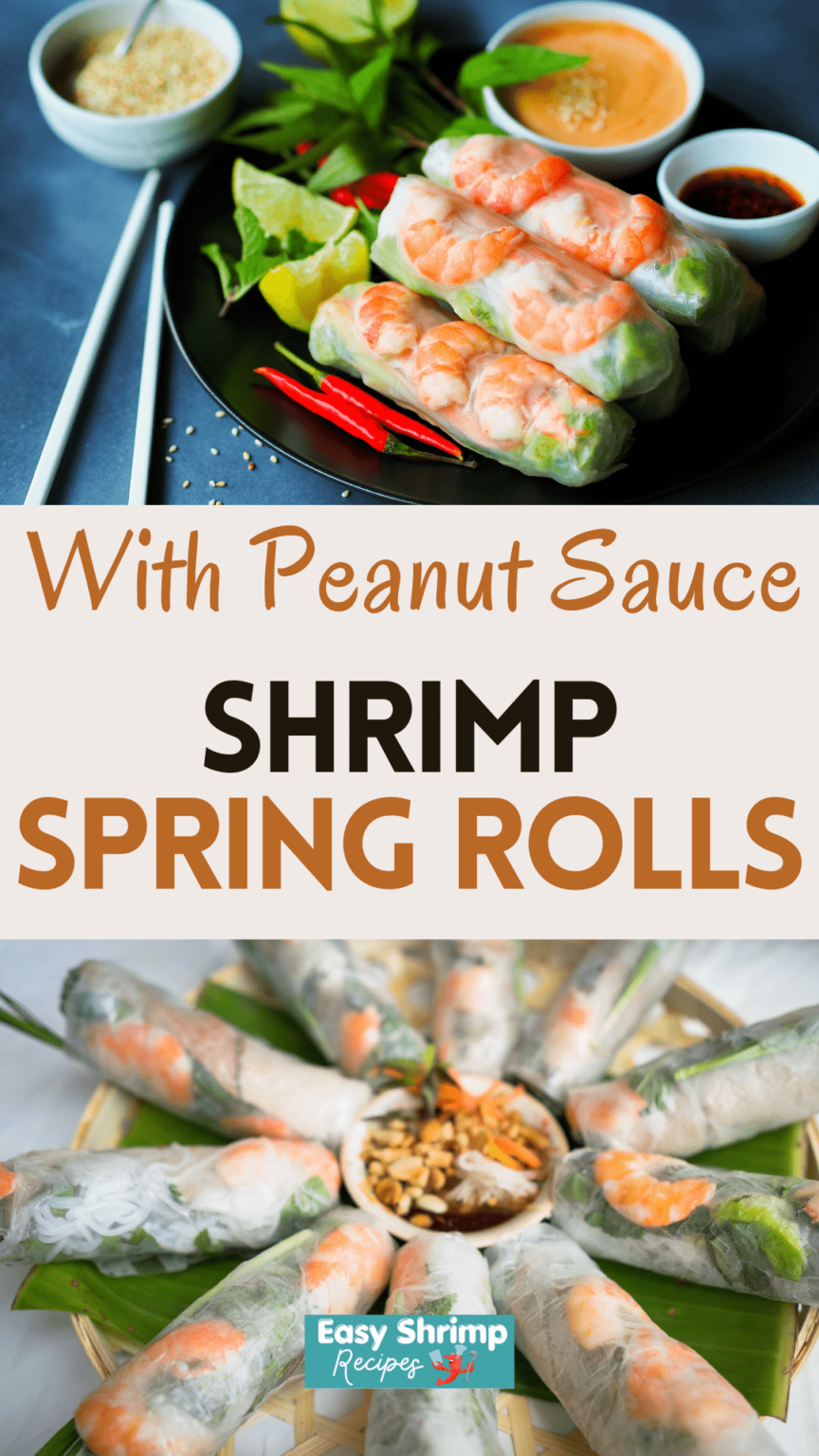 Shrimp Spring Rolls - With Homemade Sauce