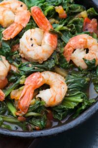 Shrimp Saag - Best Flavorful