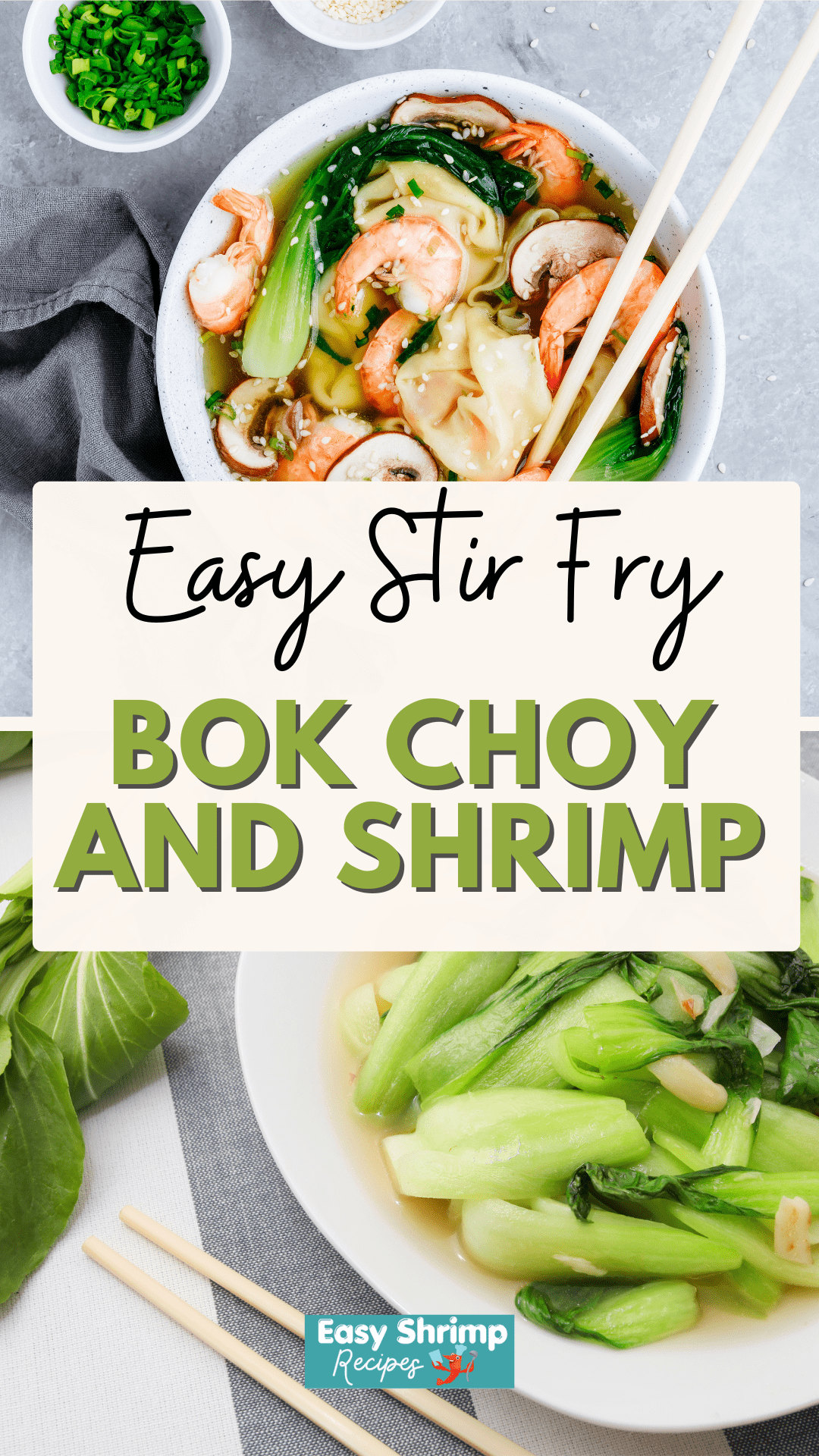 Bok Choy and Shrimp