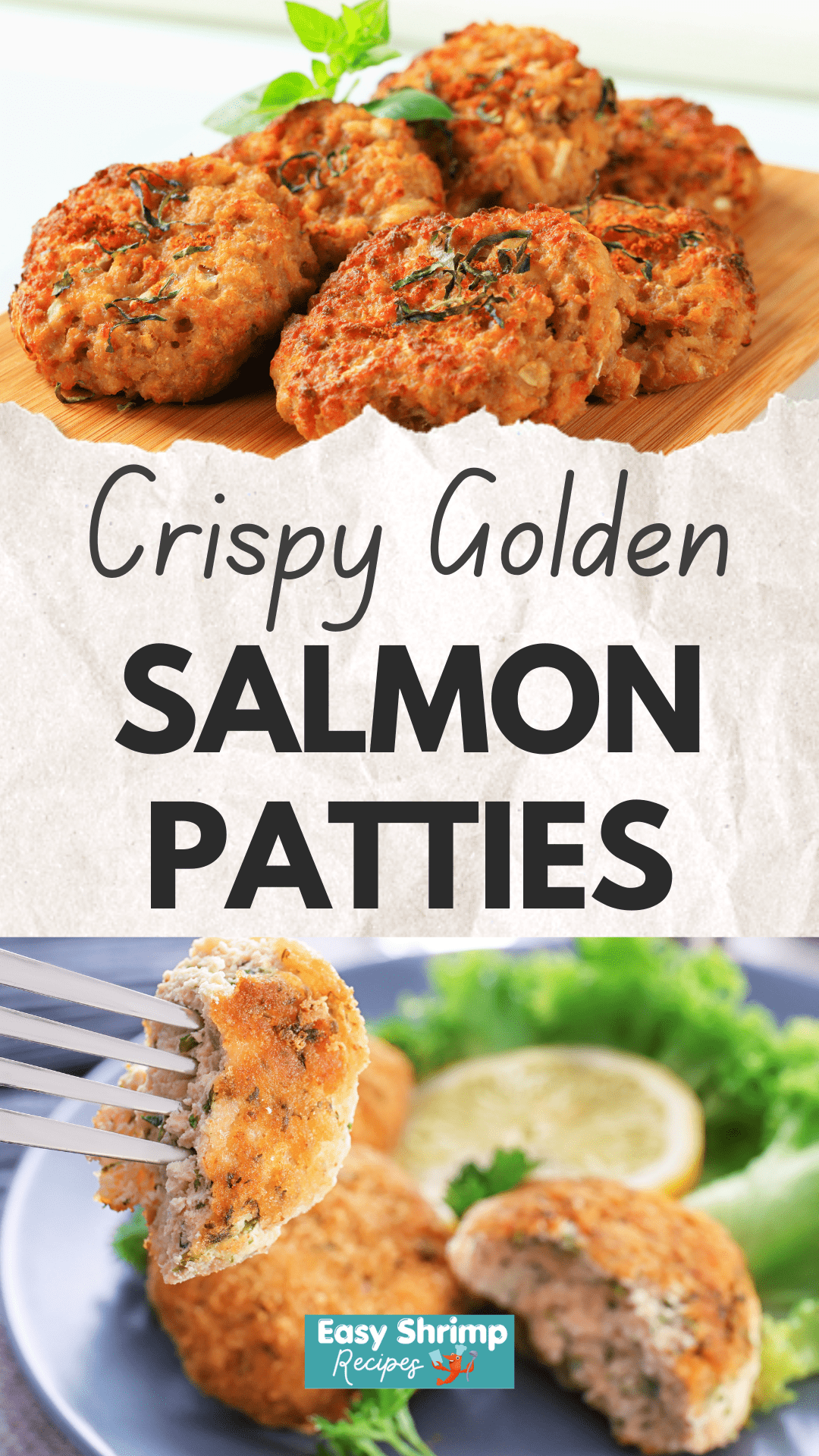 Salmon Patties - Crispy Golden