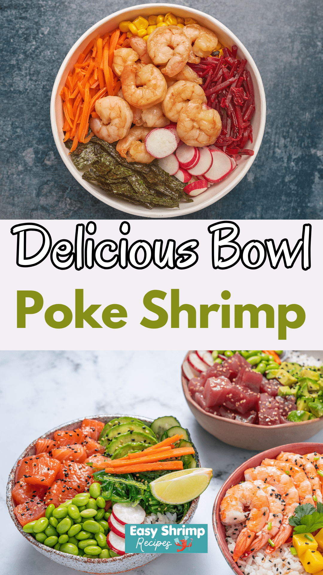 Poke Shrimp - Healthy Bowl