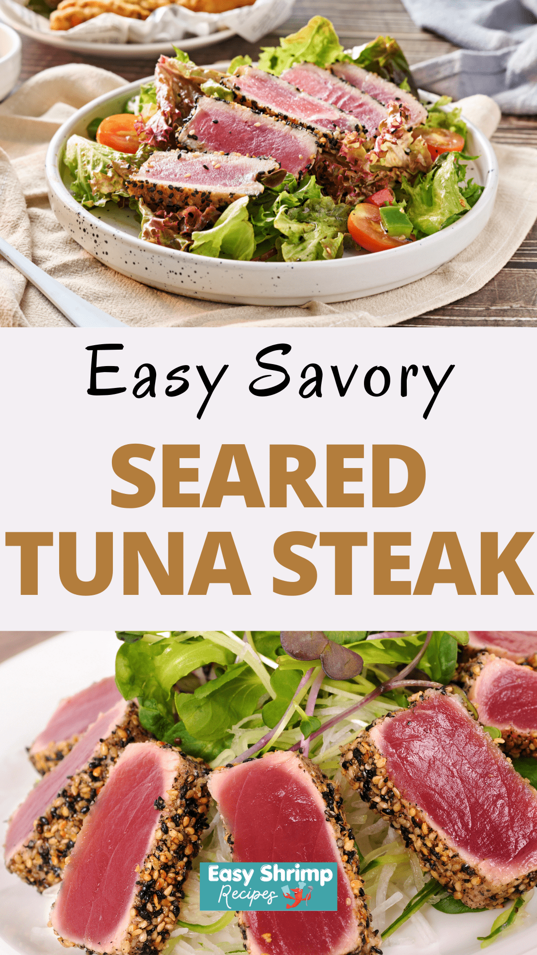 Pan Seared Tuna Steak