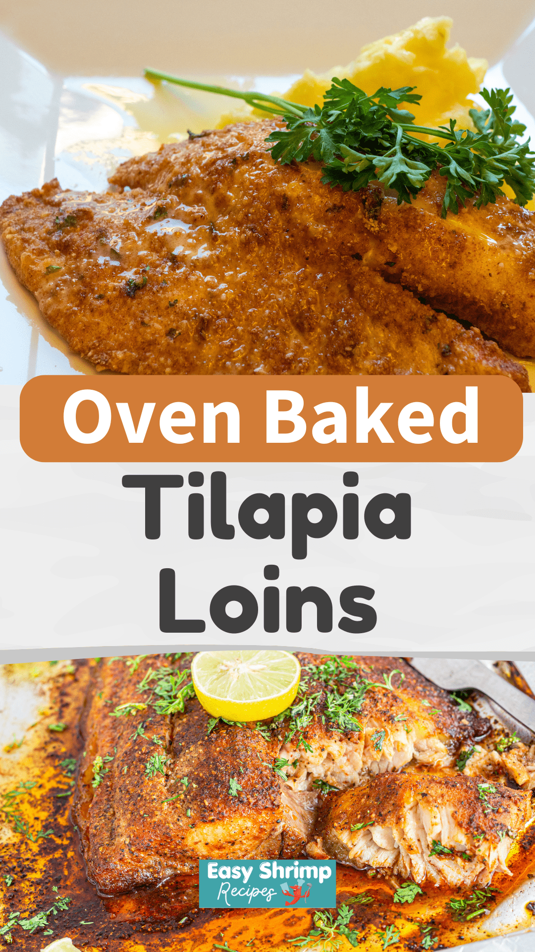 Tilapia Loins - Oven Baked
