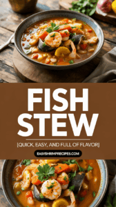 Fish Stew – Quick, Easy, and Full of Flavor