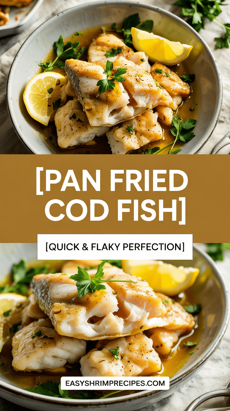 Pan Fried Cod Fish – Quick & Flaky Perfection