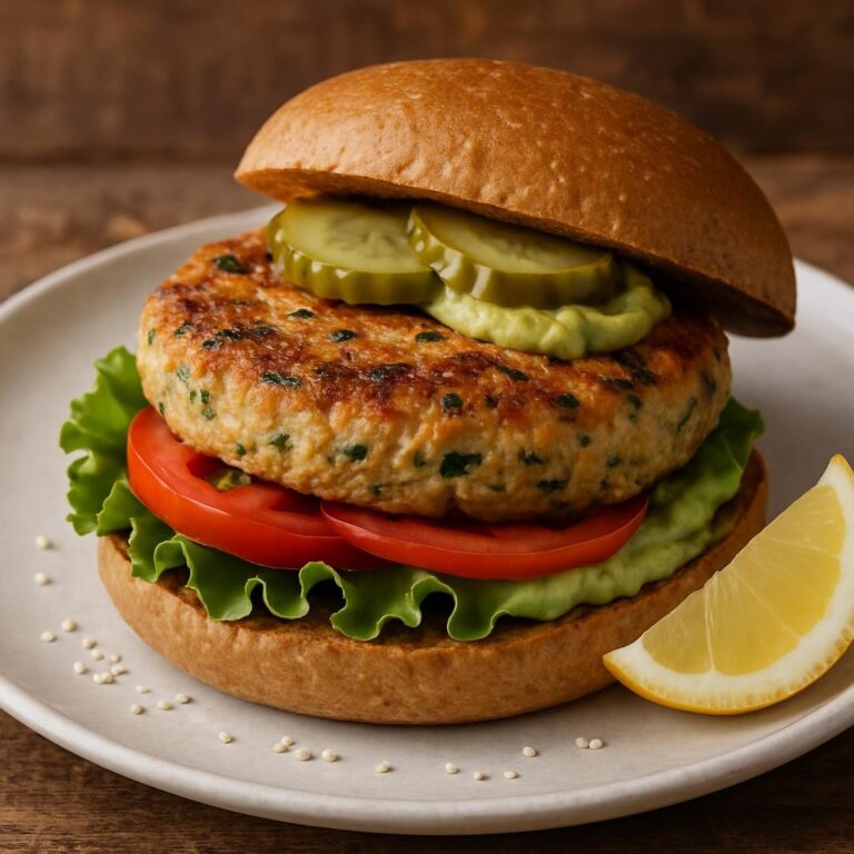 Tuna Burger Patty – A Light and Flavorful Alternative