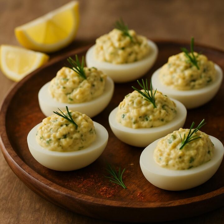 Cod Liver Deviled Eggs: Elegant Starters