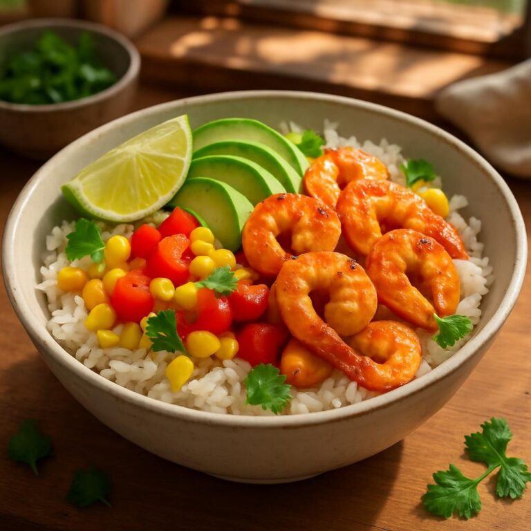 Fiesta Shrimp Rice Bowl: Flavor-Packed Dinner Delight