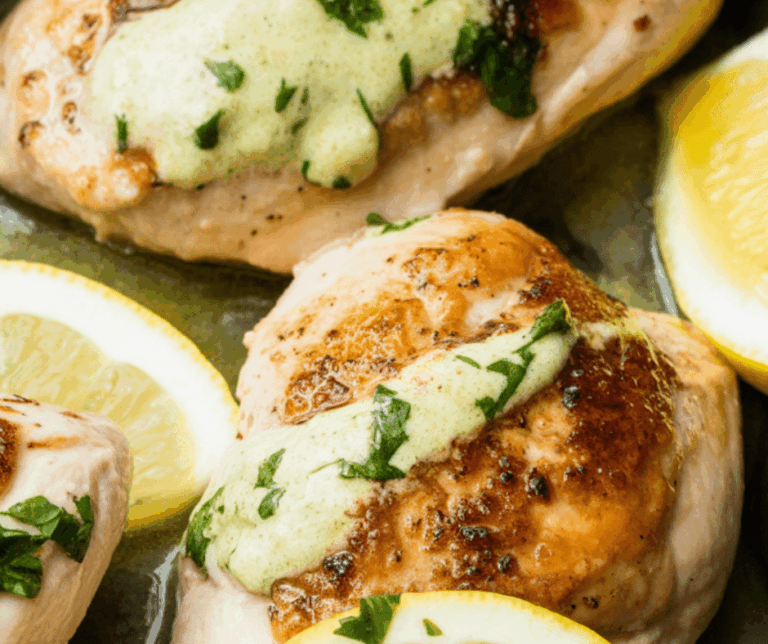 Broiled Cod with Lemon Butter Garlic Sauce – Must-Try