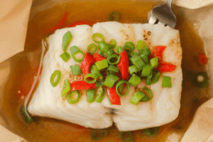 Chinese Steamed Cod Fish