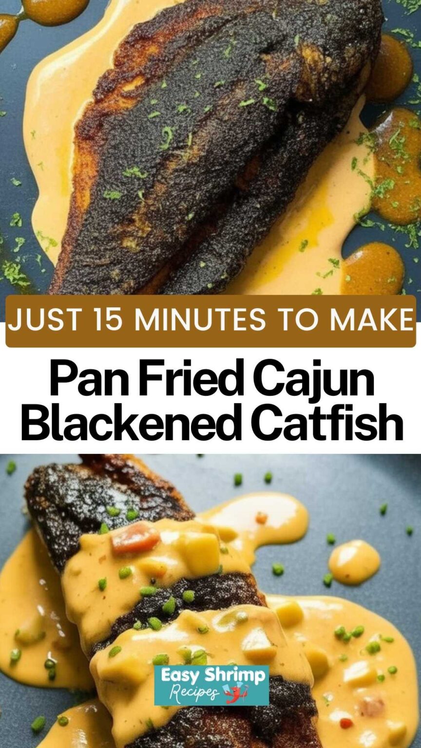 Pan Fried Cajun Blackened Catfish