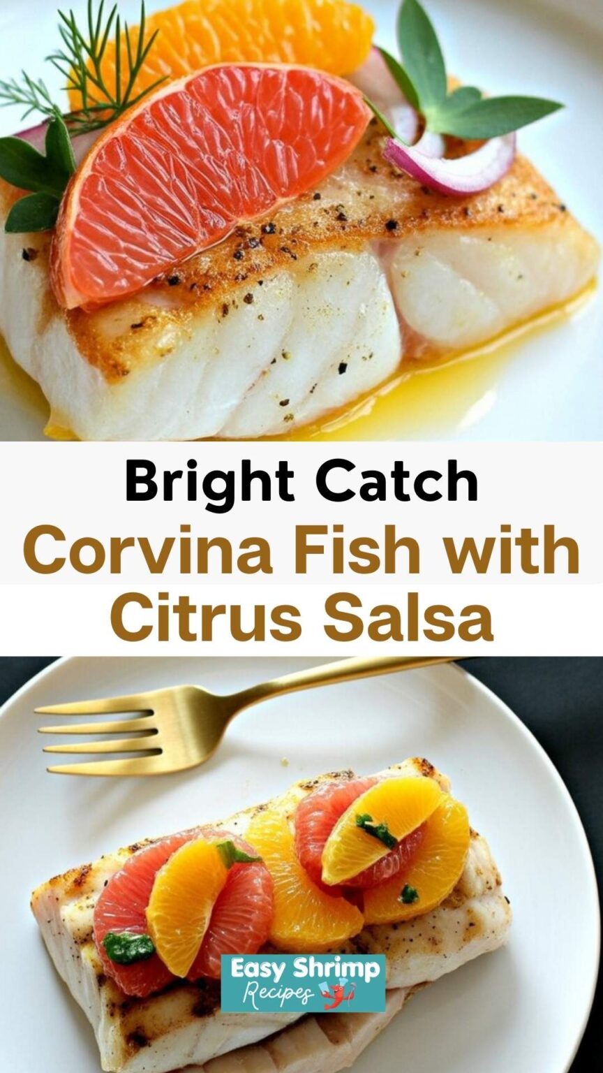 Corvina Fish Recipe with Citrus Salsa