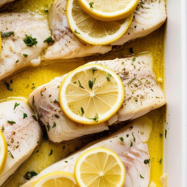 Poached Cod – Light, Tender, and Flavorful