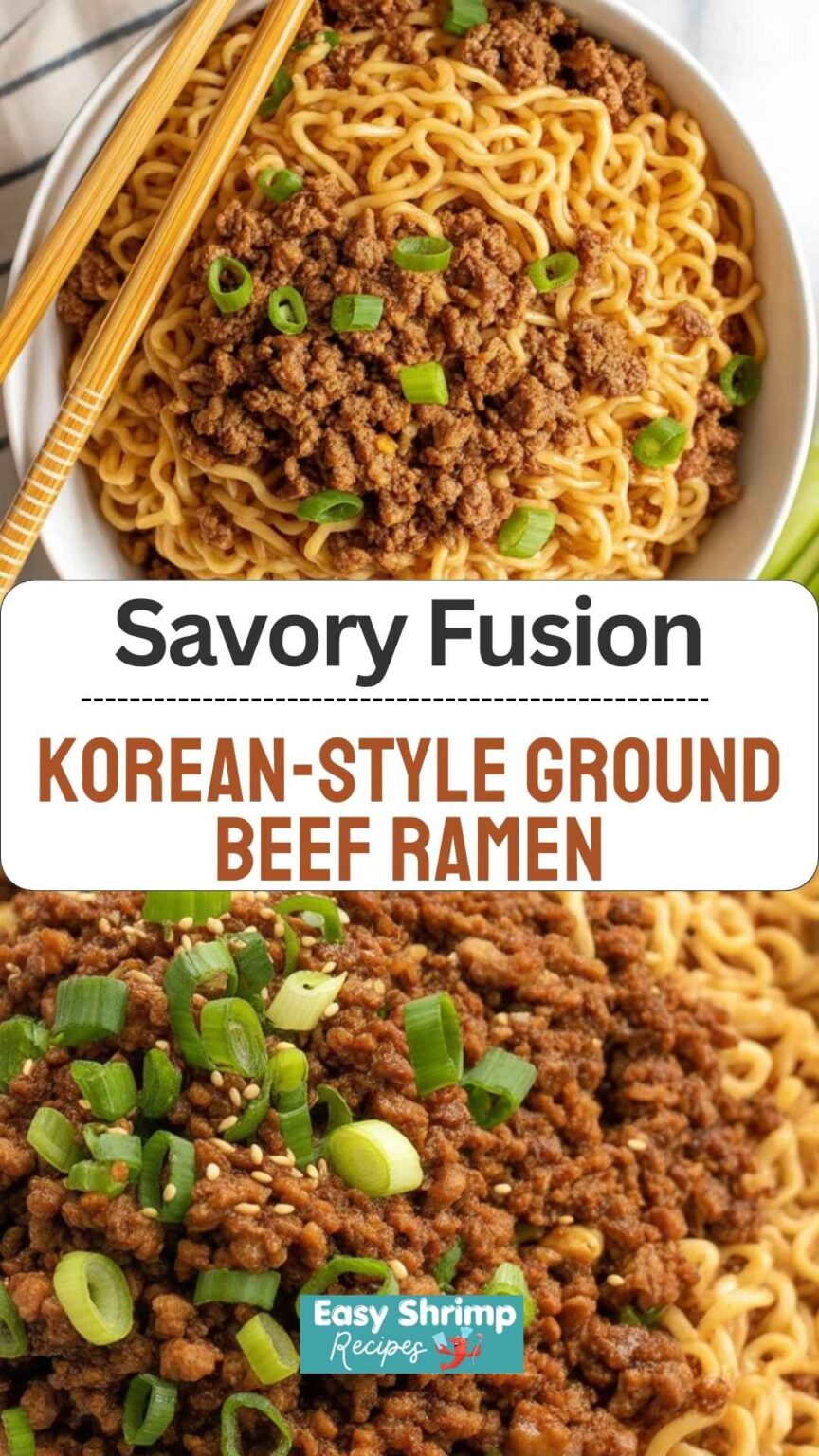 Korean-Style Ground Beef Ramen