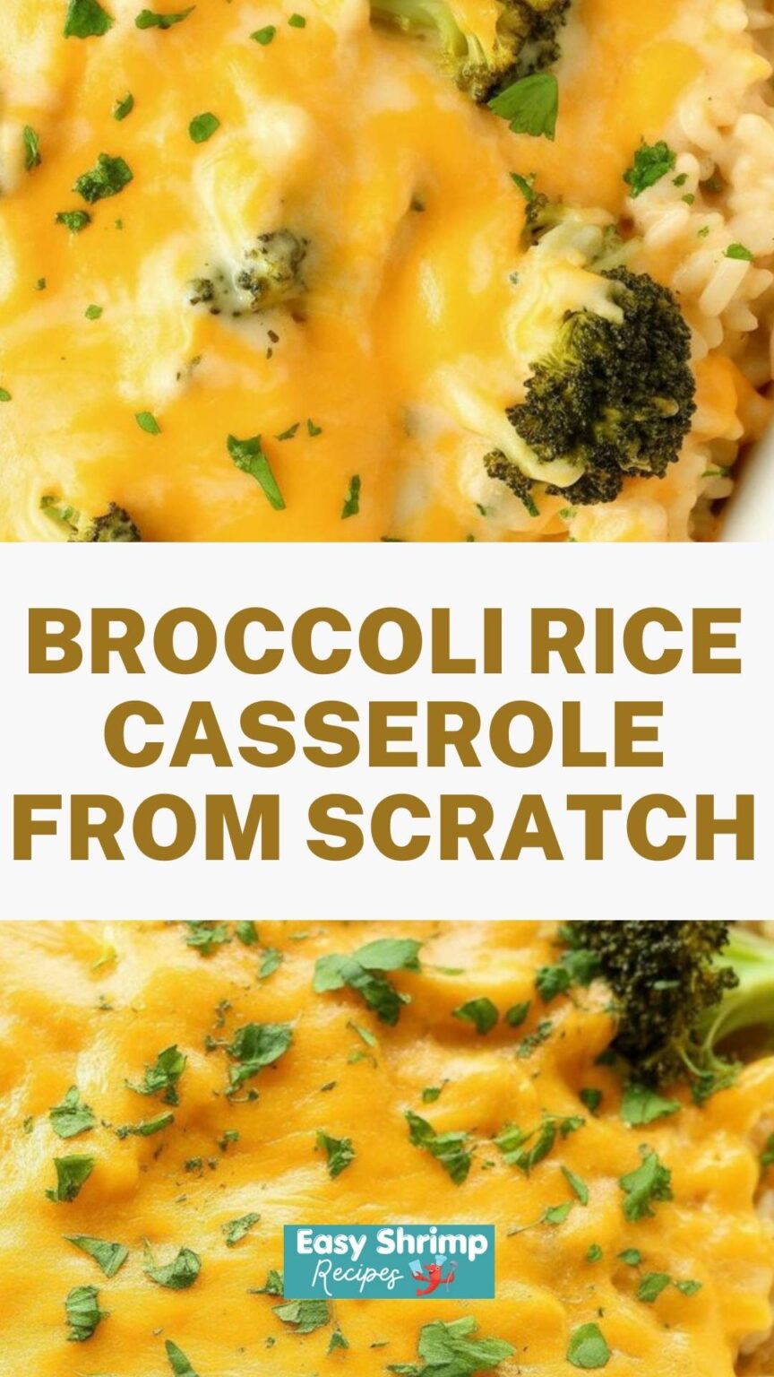 Broccoli Rice Casserole from Scratch