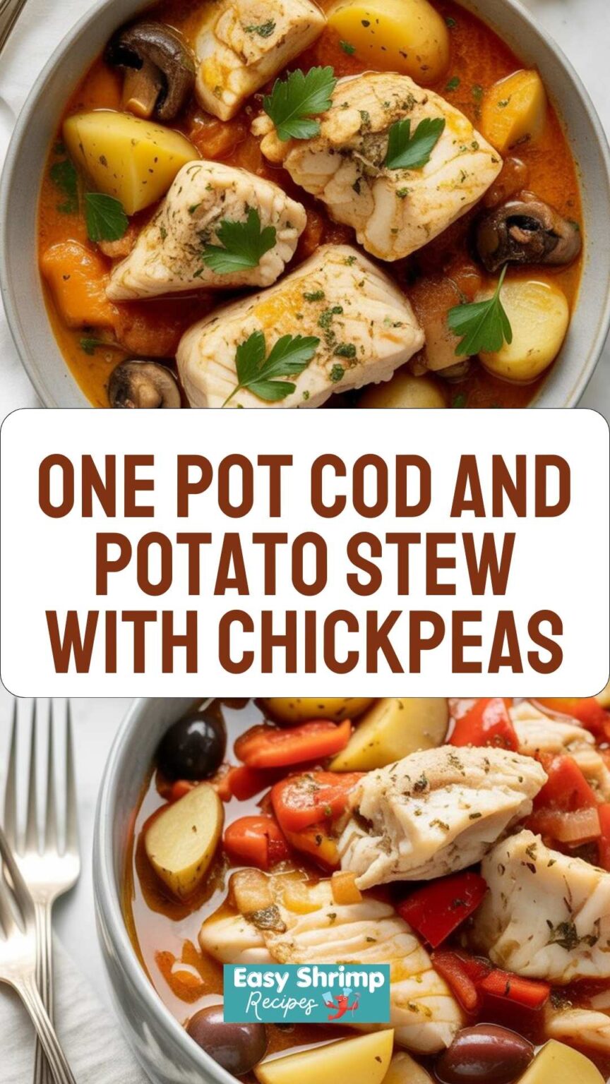 One Pot Cod and Potato Stew with Chickpeas