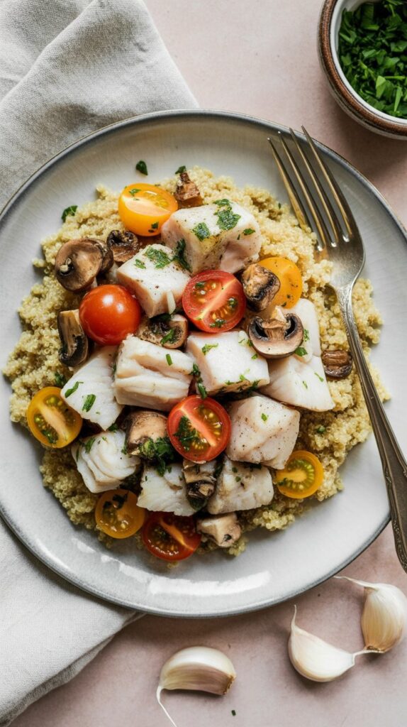 Mediterranean Baked Black Cod