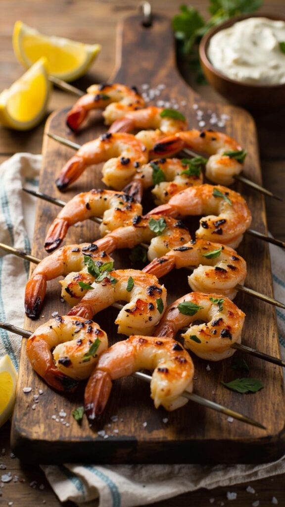 Mediterranean Grilled Shrimp Kabobs
